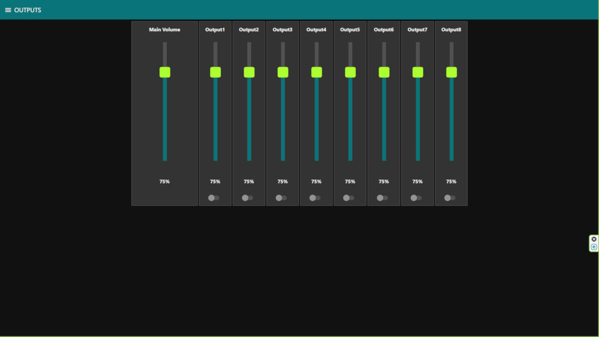 AVE Audio: AVE Digital Mixer Andante V2.0 - Remote Control